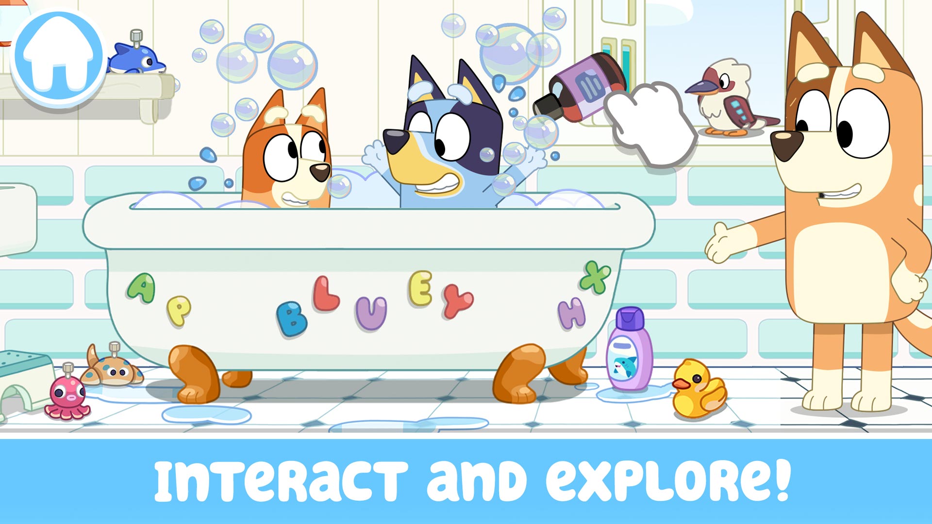 Explore, imagine, create & play in Bluey's house. - Budge Studios—Mobile Apps For Kids